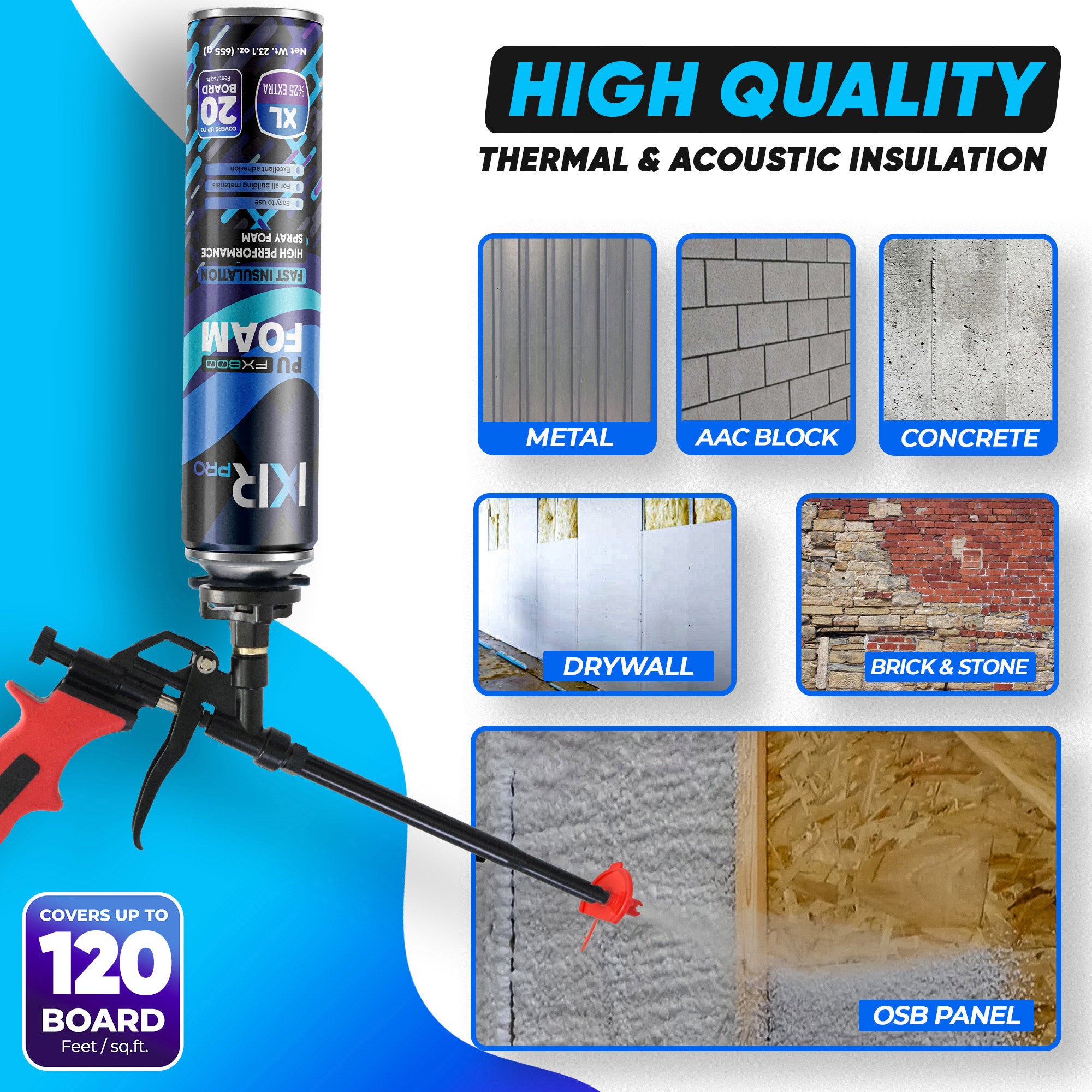 Spray Foam Insulation Can 8715193712861 – ixirpro