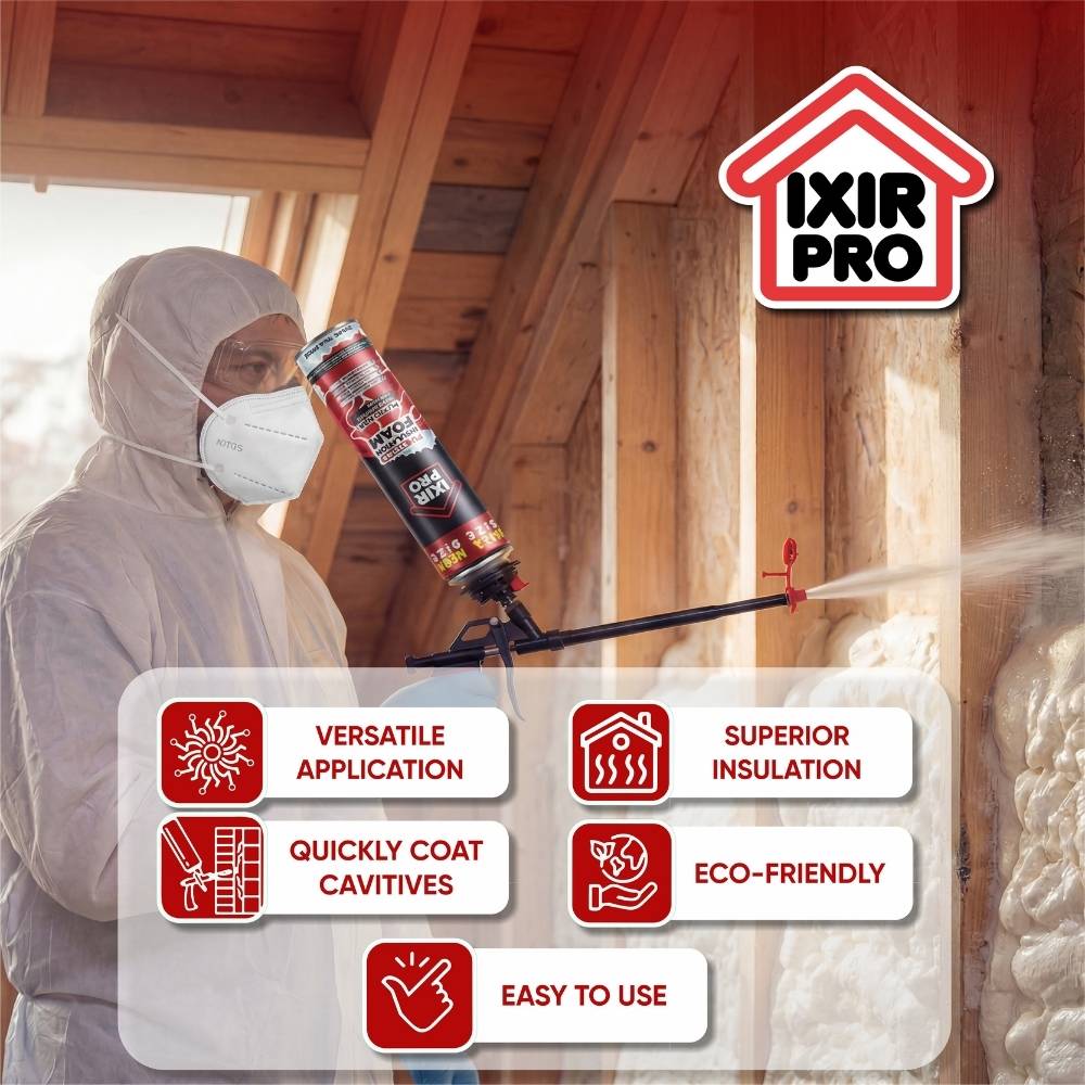 Insulation Foam Spray Kit Mega - PU Foam for DIY Projects – ixirpro