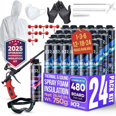 Insulation Foam Spray Can Mega – Closed‑Cell Thermal Foam – ixirpro
