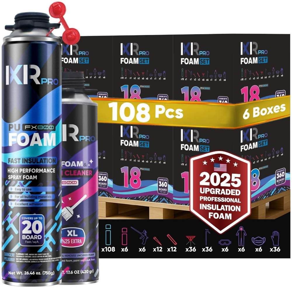 Spray Foam Insulation Kit Bulk Pallet 9234682216669 – ixirpro